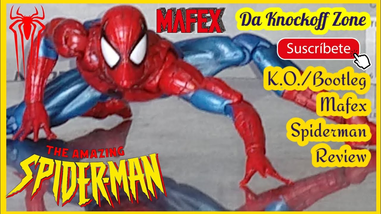 Mafex 075 Amazing Spiderman Comic Ver Bootleg Aliexpress Reseña y ...