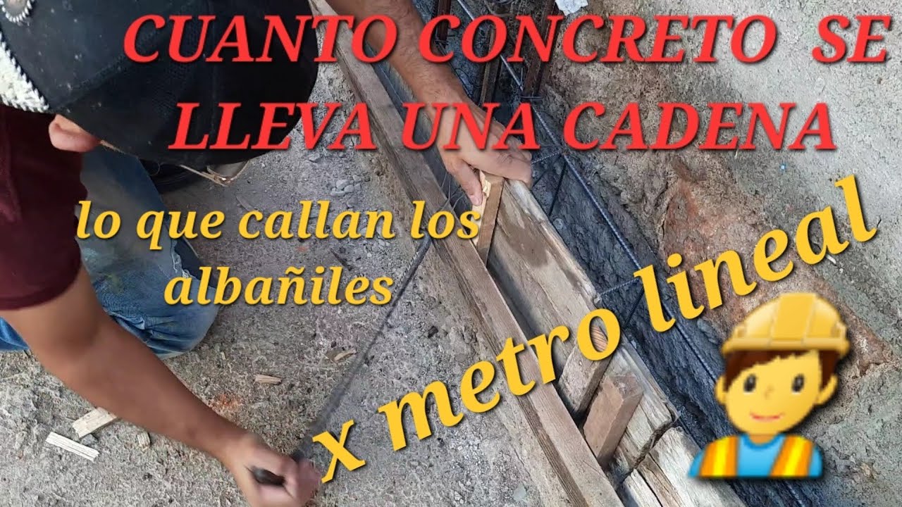como PREPARAR CEMENTO para cadena ️Y como ENCAJONARLA FACIL" ️ # ...