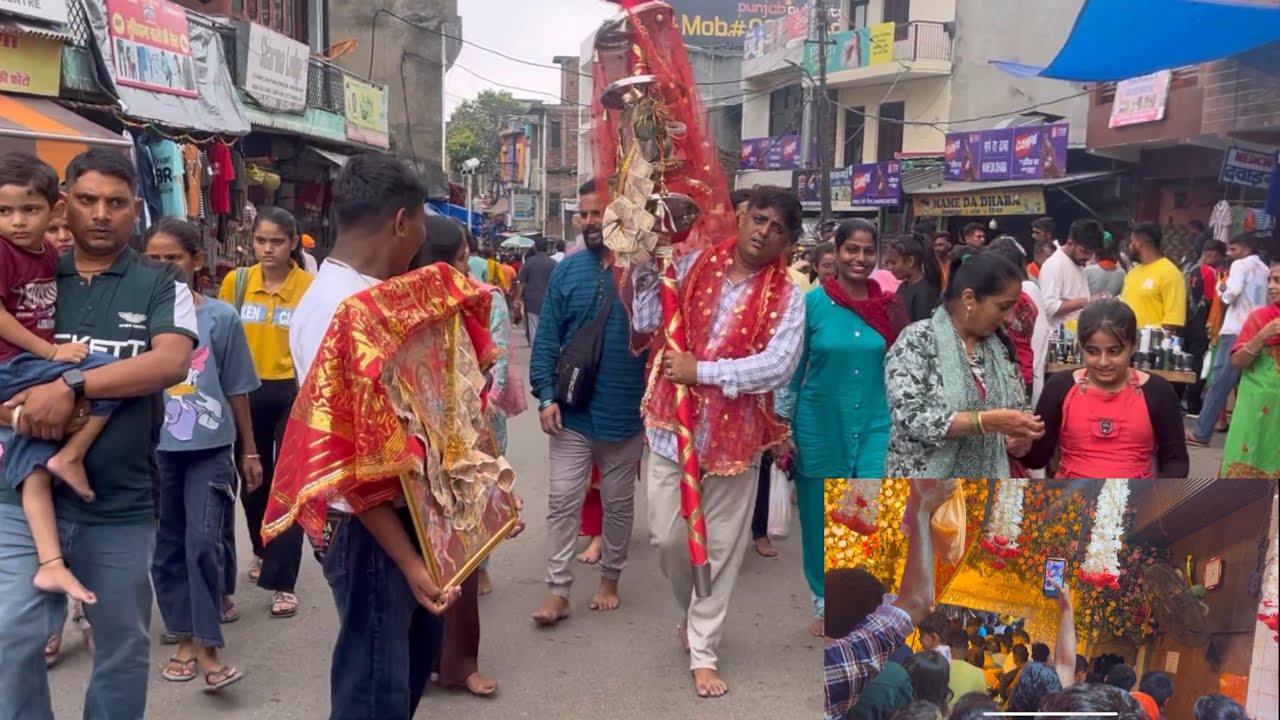 Jhanda chada diya🚩 || chintpurni mandir || - YouTube