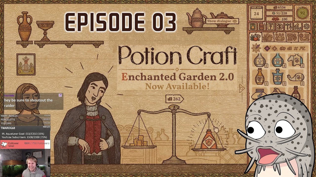 Potion Craft 2.0 Update! Part 3: Suspicious Amounts Of Cash Money - YouTube