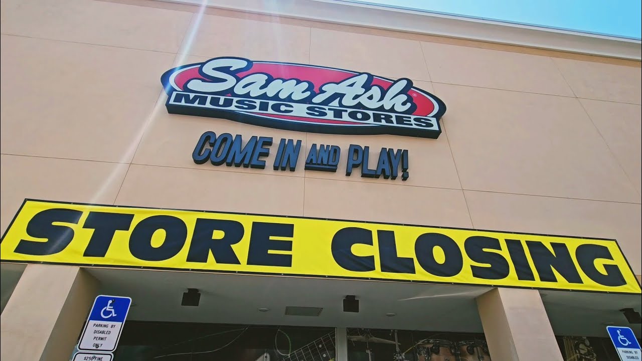 Saying Goodbye To Sam Ash Music Stores - YouTube