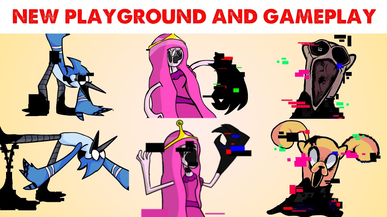 FNF Character Test | Gameplay VS Playground | Modercai, Princess, Jake ...