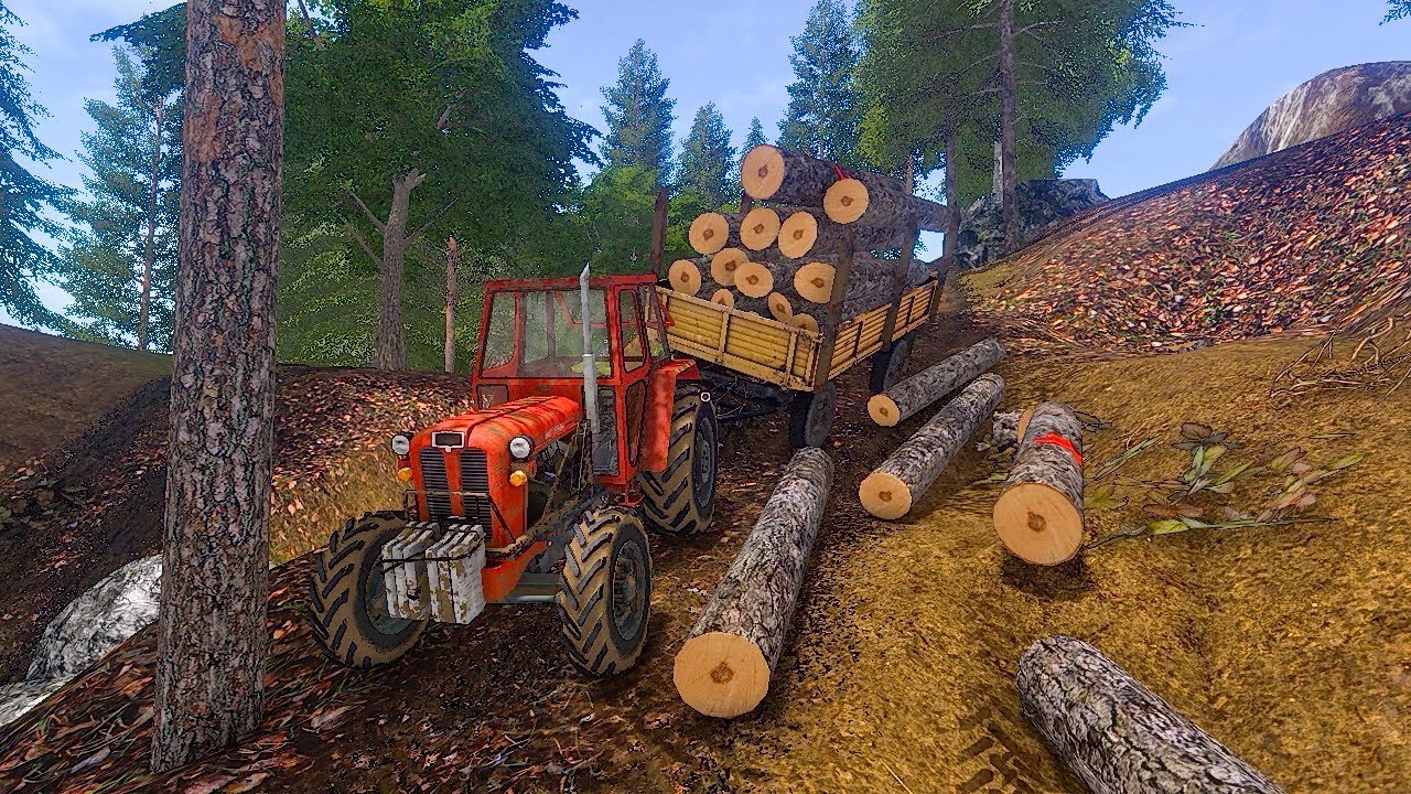 Transporting logs | UTH 17 Forestry | Farming Simulator 2017 | Episode ...