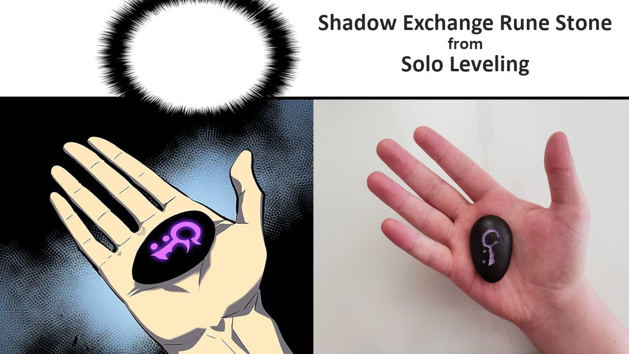 3D Printed Shadow Exchange Runestone from Solo Leveling - YouTube