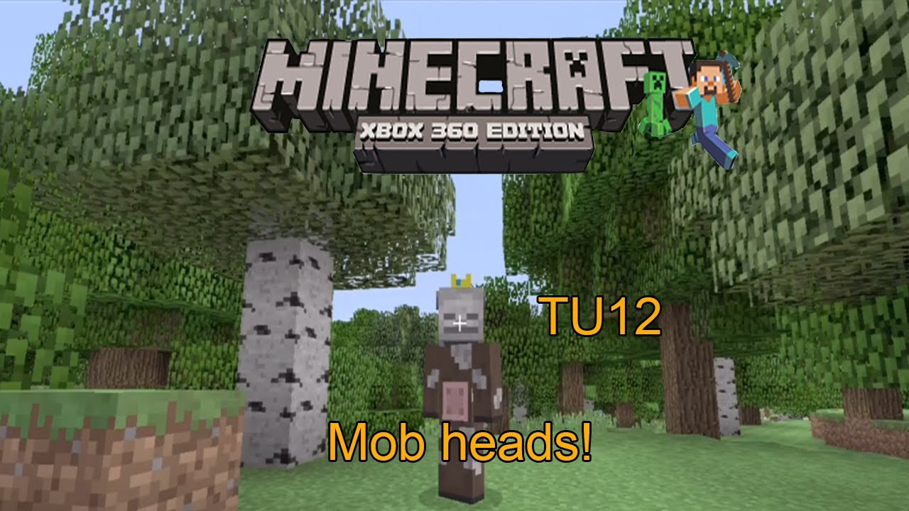 Minecraft Xbox 360-TU12 Mob Heads! - YouTube