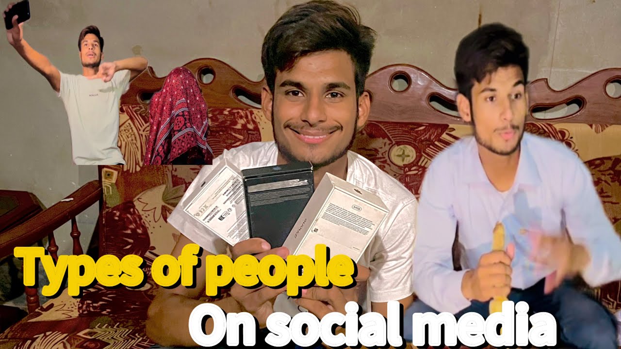 Types of people on social media #comedy #funny #tiktoker #vloger # ...