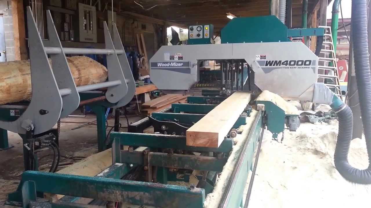 Woodmizer Industrial WM4000 - YouTube