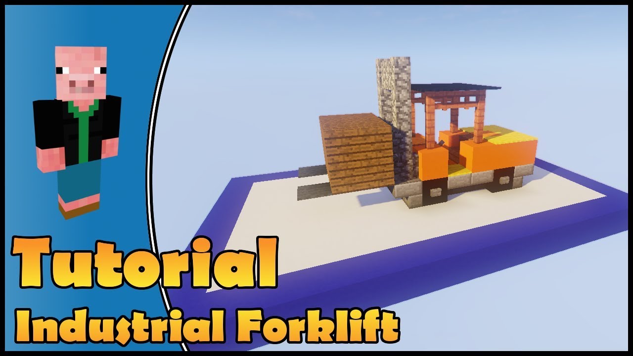 Minecraft Tutorial - Industrial Forklift - YouTube