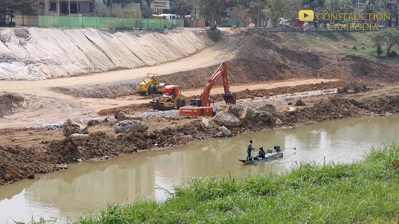 New Project ! Best Heavy equipment Working By Excavator , Dump Truck ...