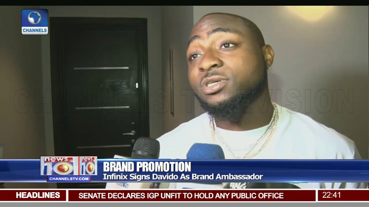 Infinix Signs Davido As Brand Ambassador - YouTube