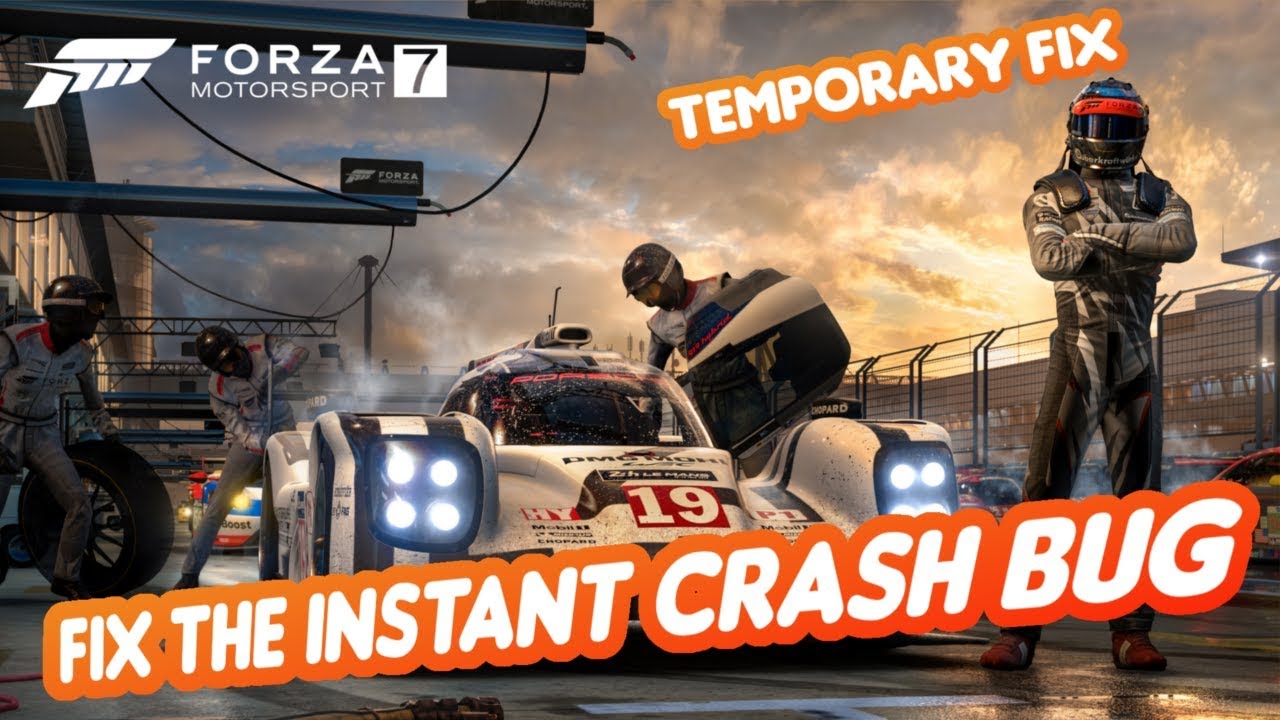 Forza 7: [PC] How To Fix The Instant Crash - YouTube