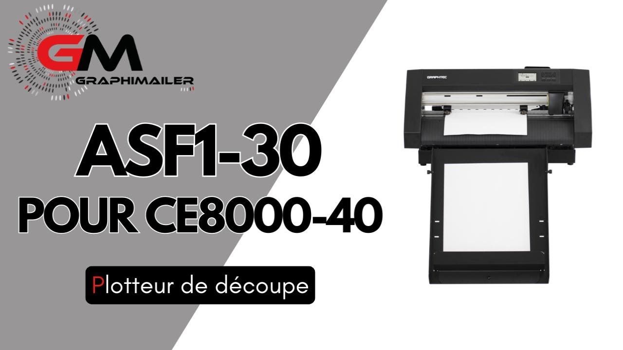 Chargeur automatique ASF1-30 pour Plotteur de découpe CE8000-40 - YouTube