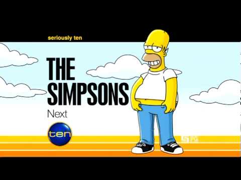 The Simpsons: Next on TEN promo 2008 - YouTube