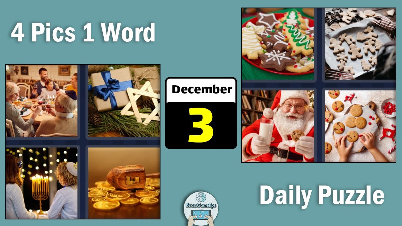 4 Pics 1 Word Daily Puzzle December 3 2021 Answer - YouTube