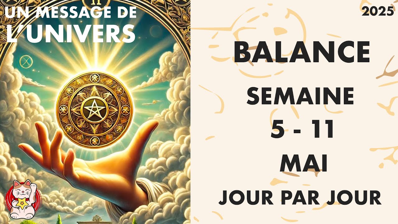 BALANCE SEMAINE DU 5 AU 11 MAI 2025 JOUR PAR JOUR - YouTube