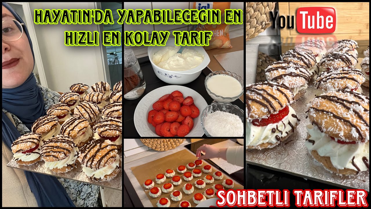 Bundan daha kolay bir Tatlı tarifi asla yok‼️hem pratik hem kolay hem ...