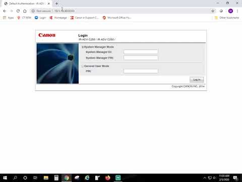 Canon scan to email/scan to folder - YouTube