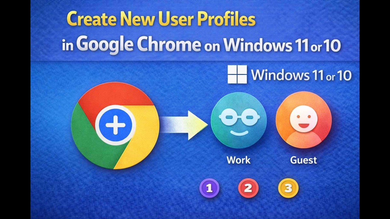 How to Create New User Profiles in Google Chrome on Windows 11 or 10 ...