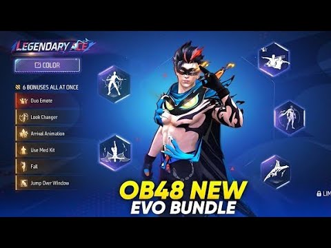 Ob48 New *Legendary Bundle* Full Review 😮💥| ob48 update free fire| free ...