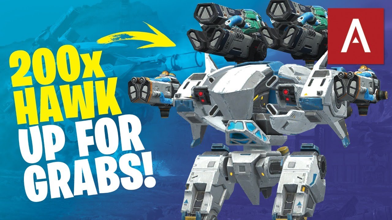 🔴 War Robots - NEW GIVEAWAY 200x Hawk Robots + Best Weapons For Your ...