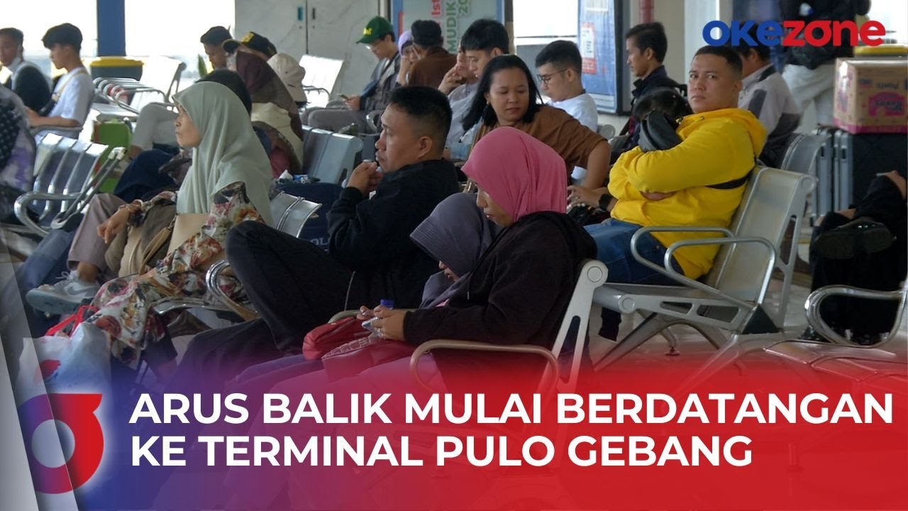 Pantauan Terkini Terminal Pulo Gebang pada Hari Lebaran, Mulai Didatangi Arus Balik - YouTube