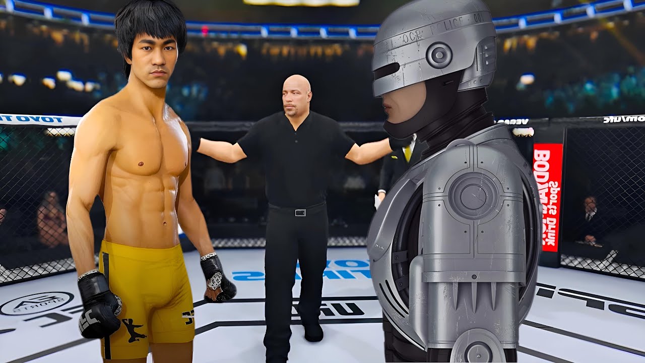 PS5 | Bruce Lee vs. Titan Strong Robocop [EA Sport UFC 4]🥊 - YouTube