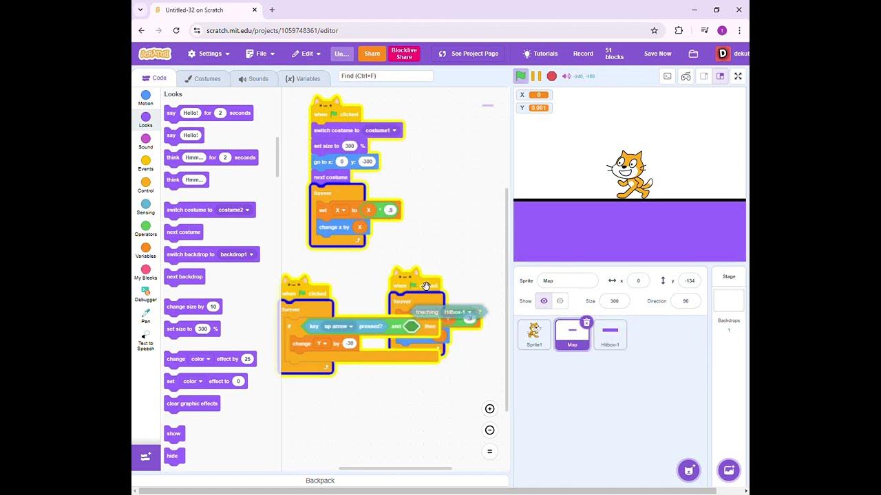 How to make a scrolling game in Scratch part 1 - YouTube