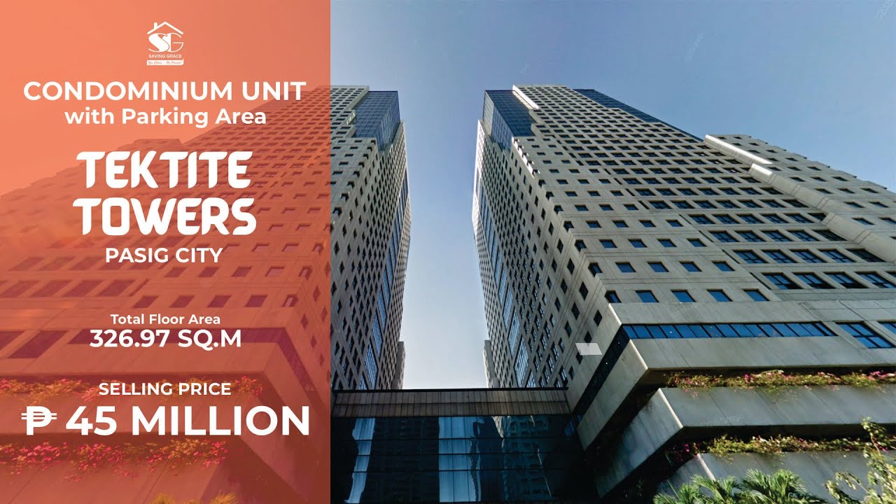 Prime Commercial Space FOR SALE @ Tektite West Tower, Pasig City, Metro ...