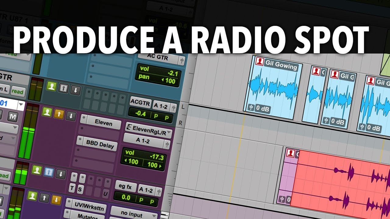 How To Produce A Radio Spot In Pro Tools YouTube How To Produce A Radio Spot In Pro Tools YouTube