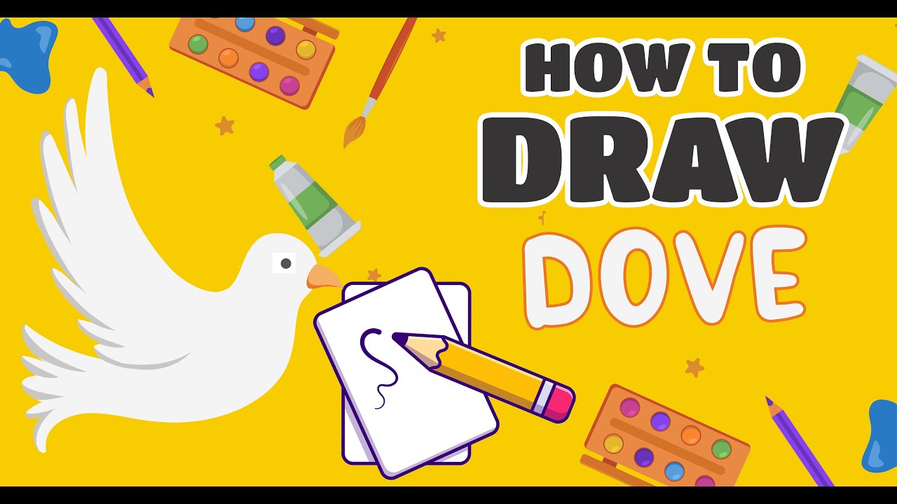 Draw a Graceful Dove | Easy Steps Anyone Can Follow - YouTube