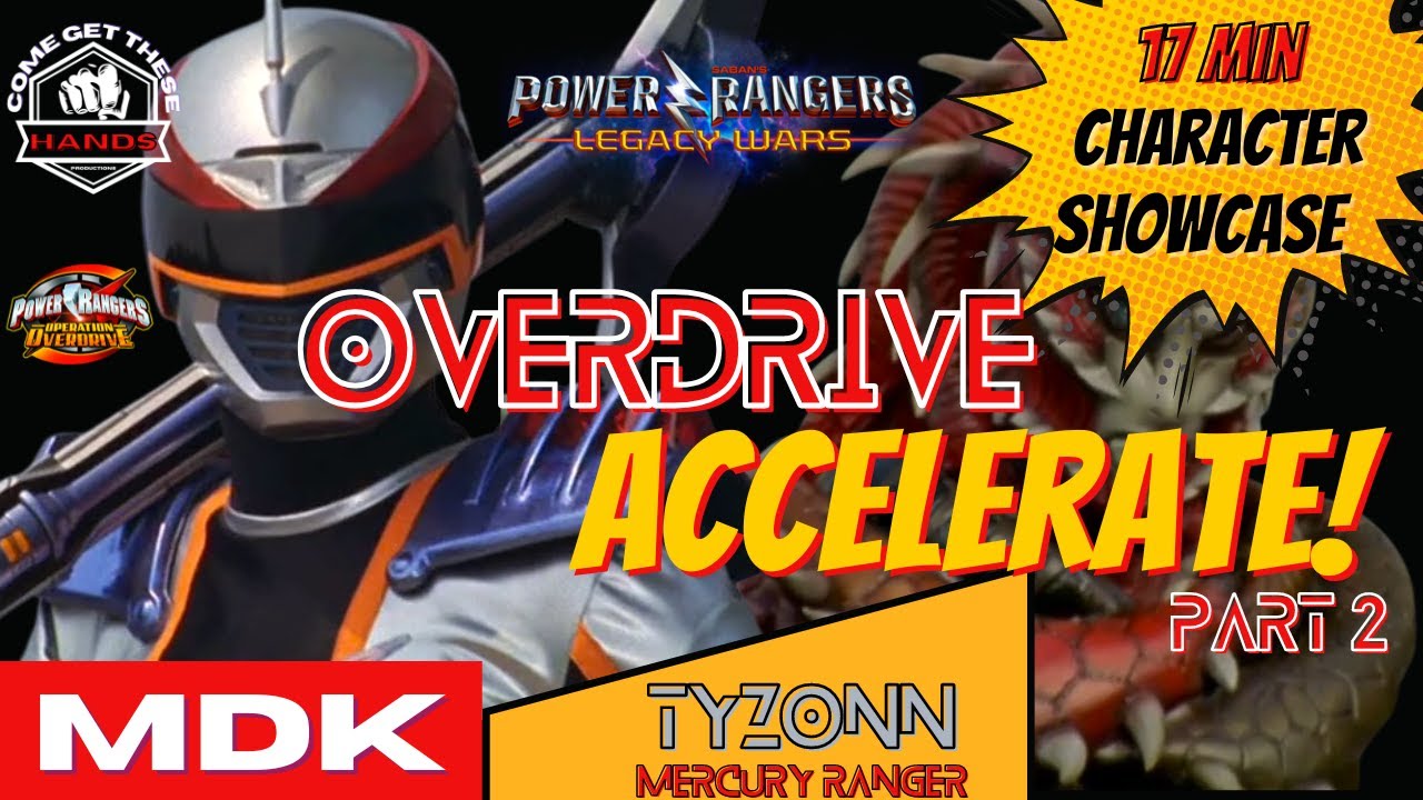 Power Rangers Legacy Wars Overdrive Accelerate Tyzonn Mercury Ranger ...