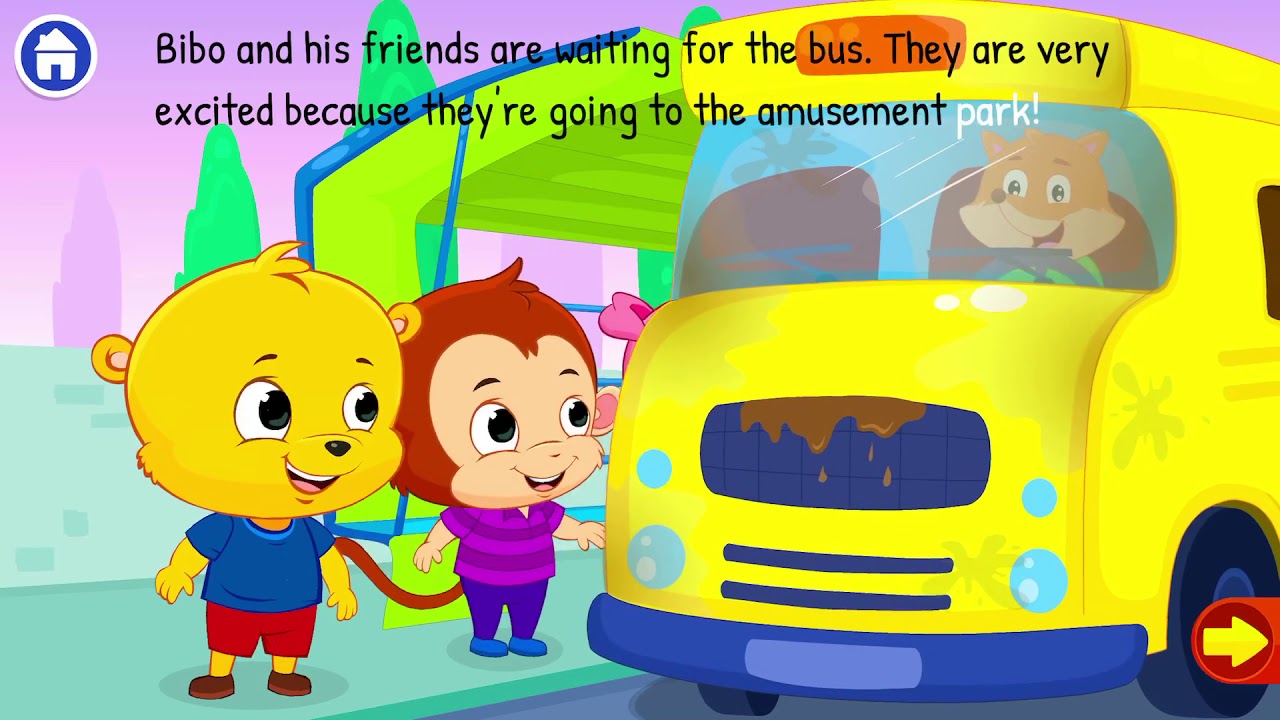 Nursery story for children“the bus ride” - YouTube