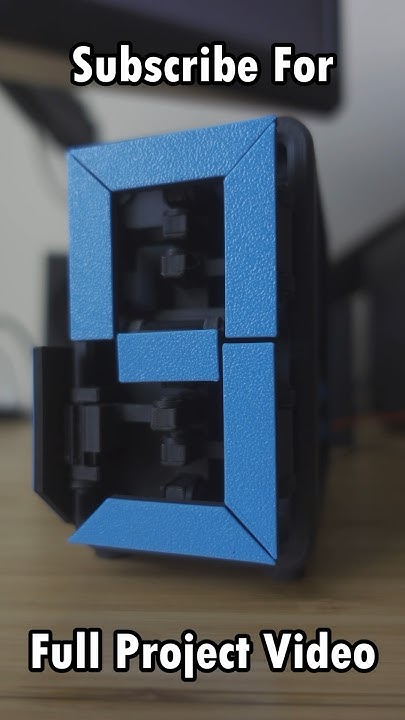 Fully 3D-Printed 7 Segment Display Controlled By An Arduino - YouTube