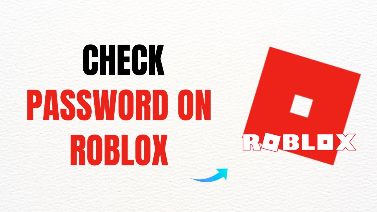 How to Check Your Password on Roblox – Full Guide - YouTube