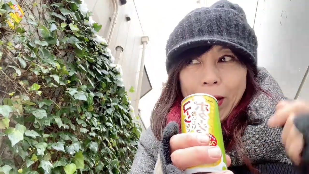 [NAGOYA LIVE WALK] First Snow December 24th 名古屋に初雪 - YouTube