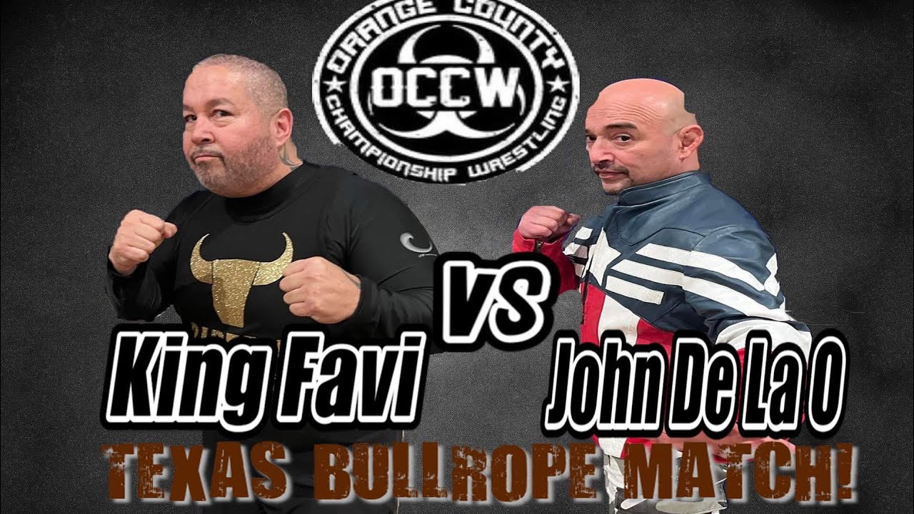 John De La O vs King Favi - Texas Bull Rope Match - YouTube