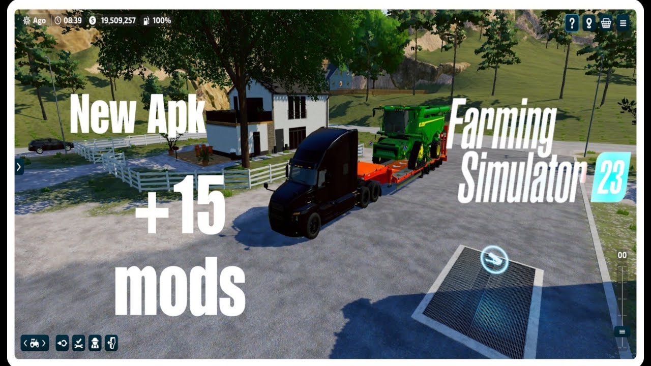 Nueva APK de Farming simulator 23 con +15 mods en android - YouTube