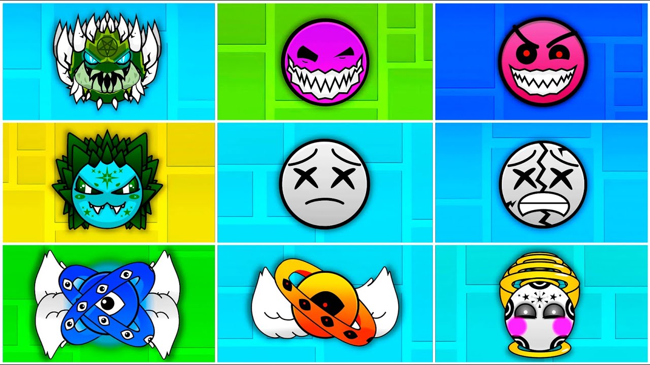 All Fire In The Hole Normal and Reverse | Geometry Dash - YouTube