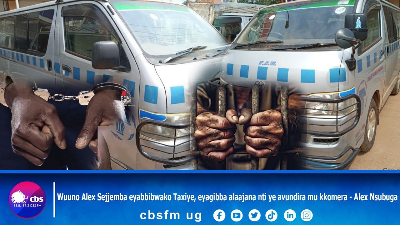 Wuuno Alex Sejjemba eyabbibwako Taxiye, eyagibba alaajana nti ye ...