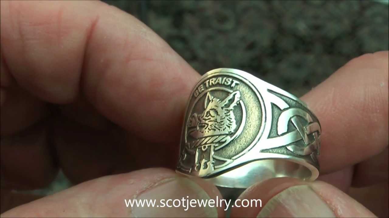 Innes family crest jewelry - YouTube