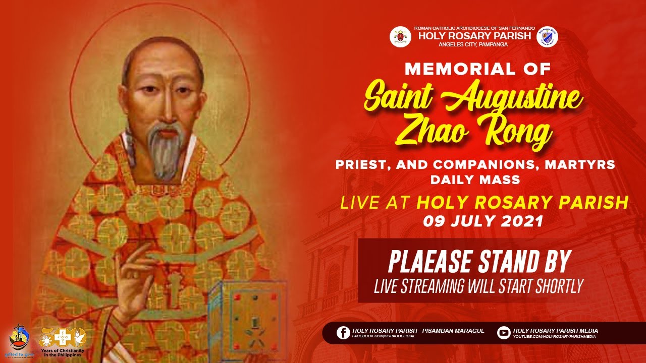 Saint Augustine Zhao Rong, priest, and companions, martyrs | 9th of ...
