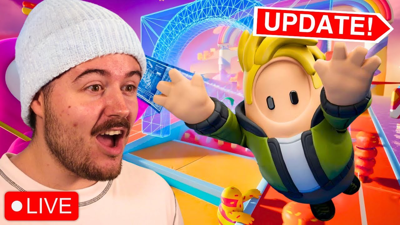 FALL GUYS x FORTNITE UPDATE! | Minigun, Live Event, SEASON 4 LEAKS ...