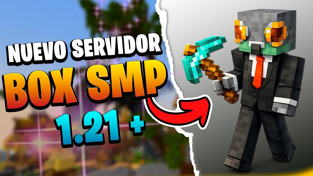 🏹Nuevo Servidor BOX SMP de Minecraft! | Servidores Java y Bedrock 1.21 ...
