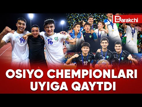 OSIYO CHEMPIONLARI UYIGA QAYTDI