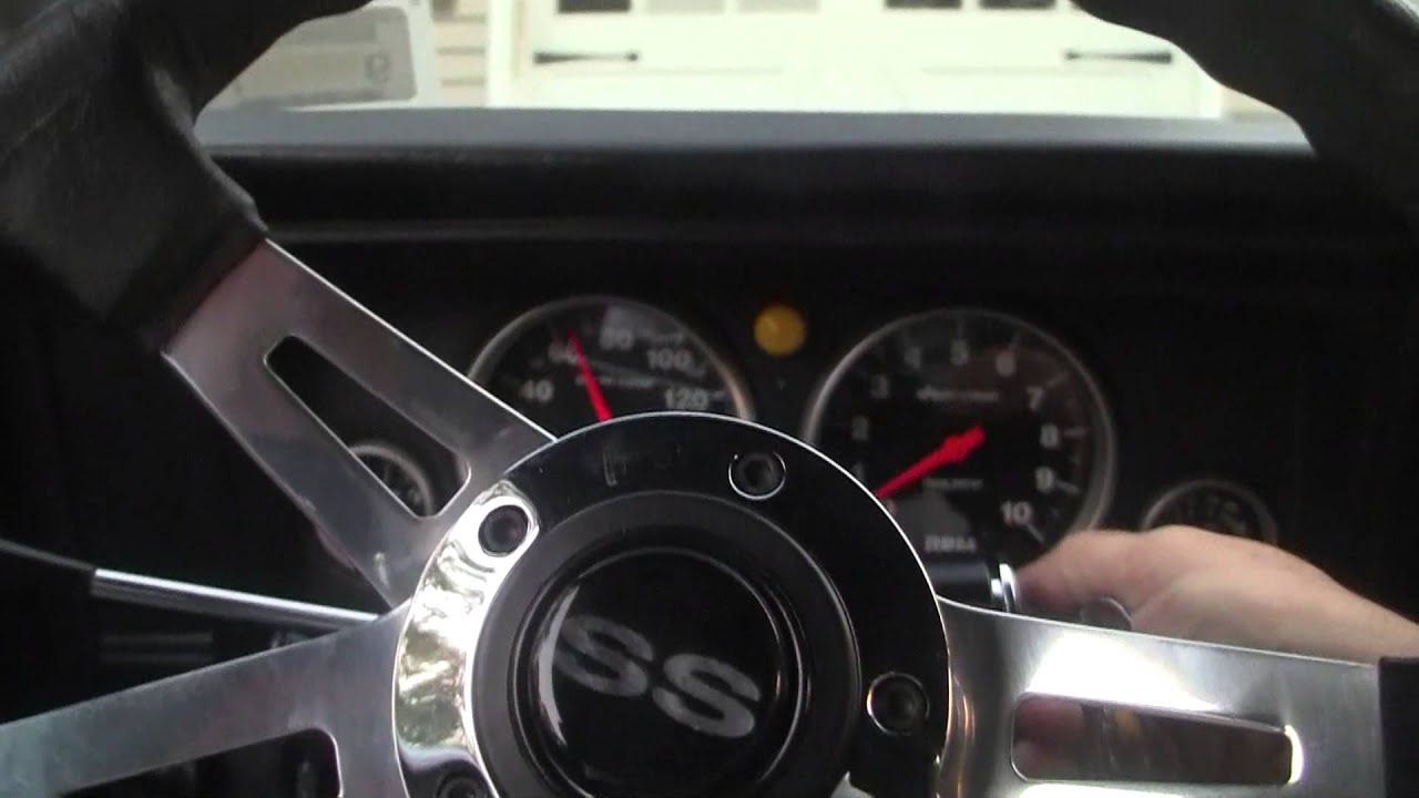 70 Nova with Covan Dash and Custom Console - YouTube