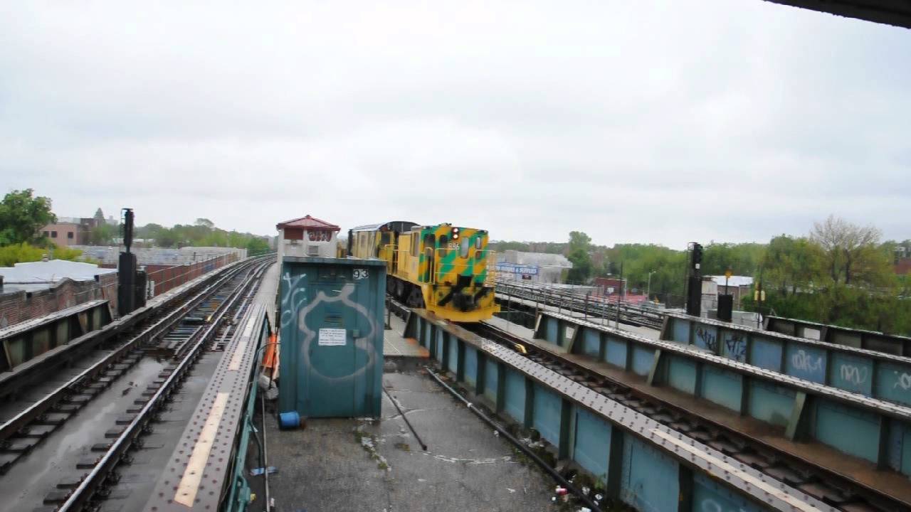 MTA NYC Subway Work Train via 18 Av/Culver Line - YouTube