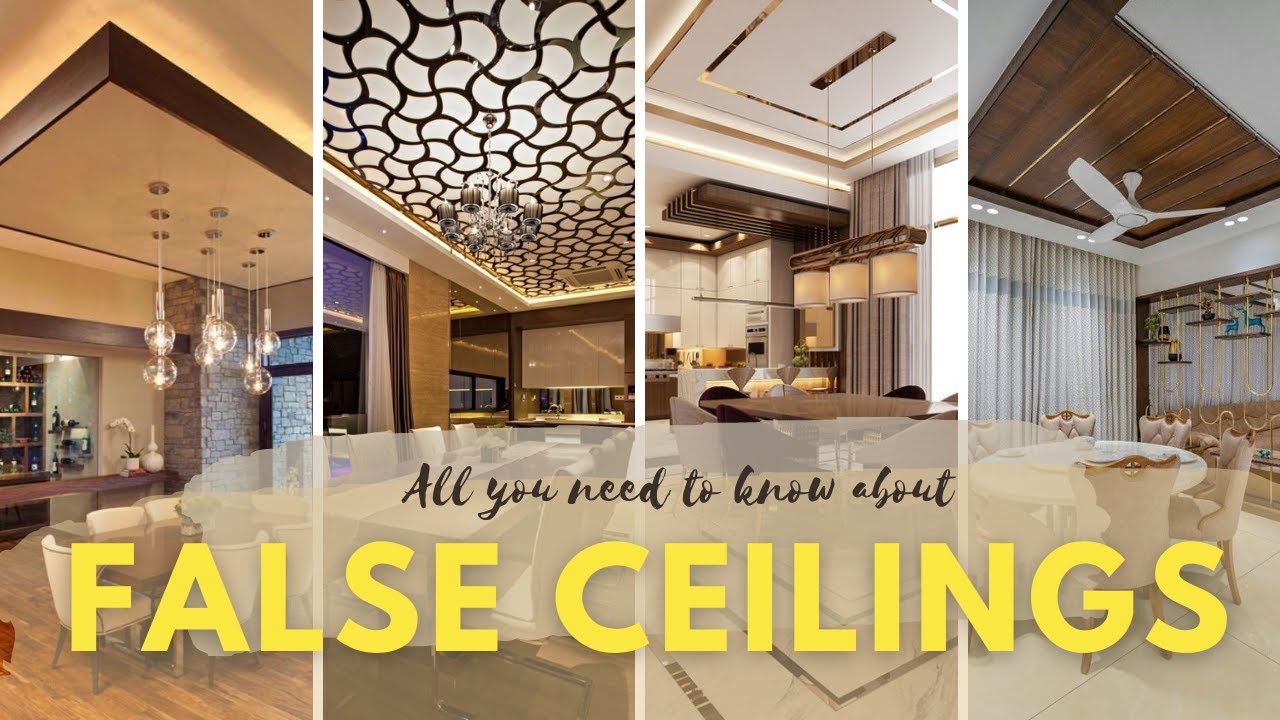 All you need to know about False Ceilings - Designs | Materials | How ...