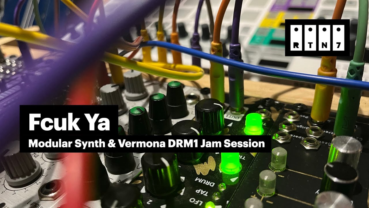 Fcuk Ya (Modular Synth & Vermona DRM1 Jam Session) - YouTube