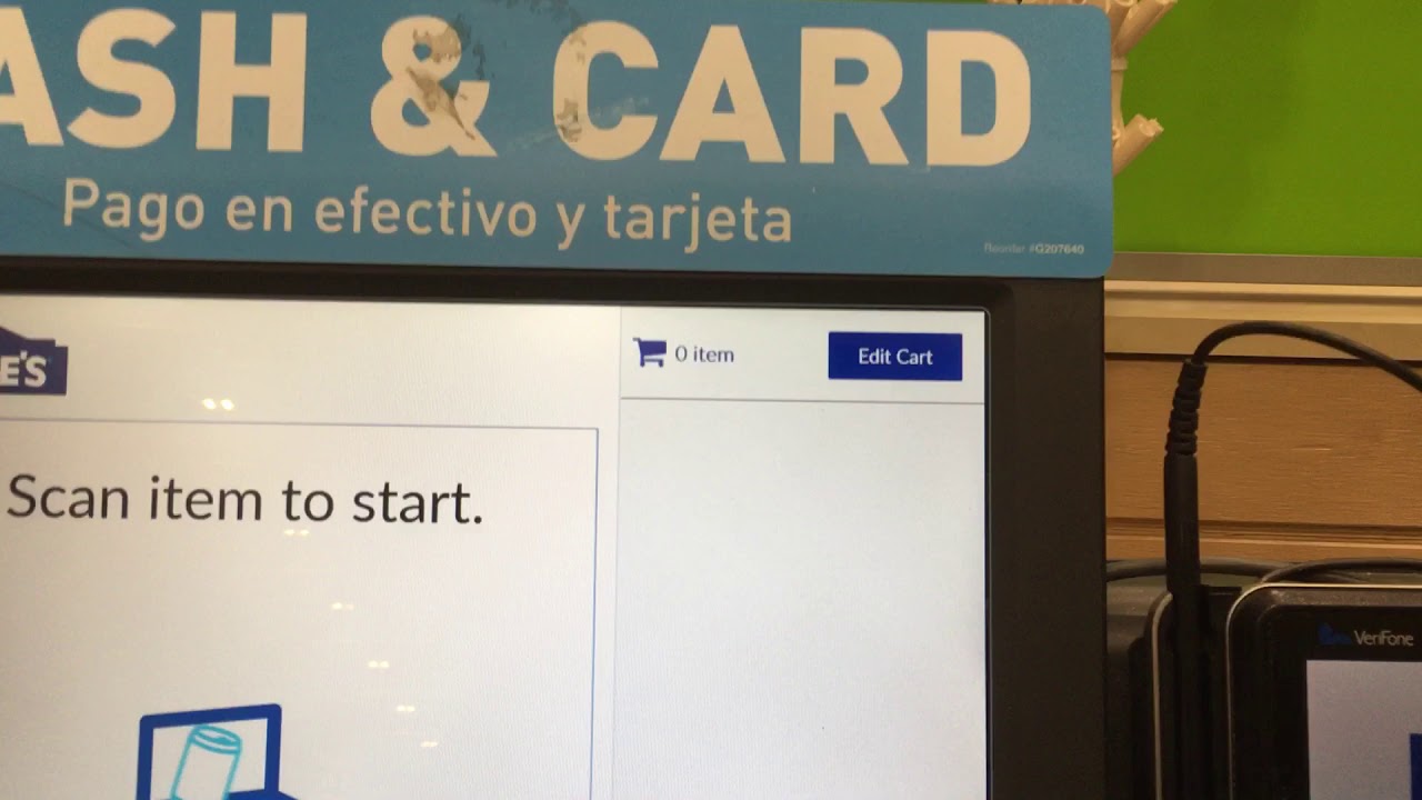 Lowe’s self checkout - YouTube