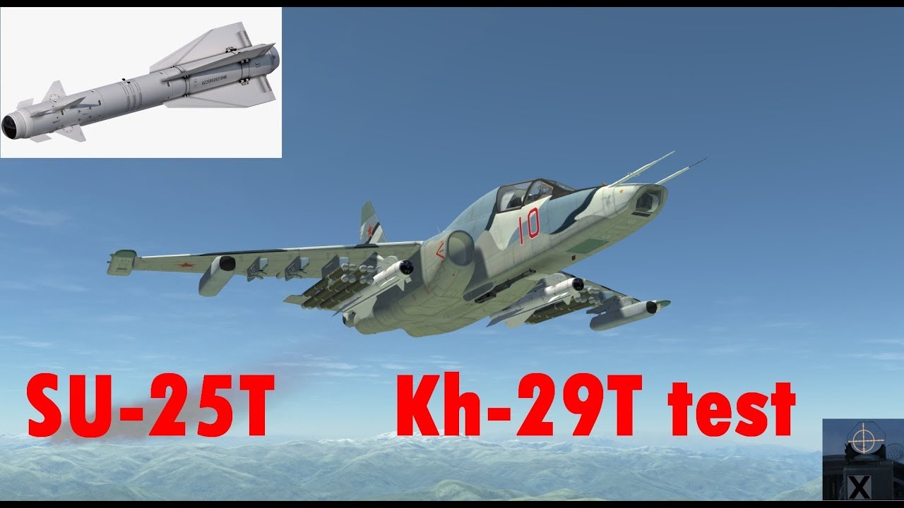 [DCS SU-25T] Kh-29T missiles - test - YouTube